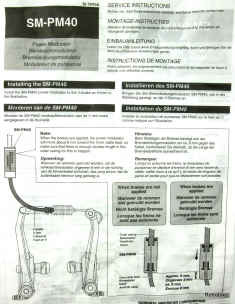 retrobikefranken - Shimano Power Modulator SM PM40 blau Zugführungsrohr ...