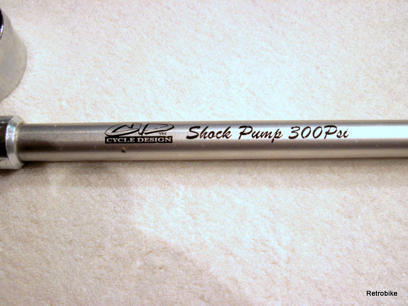 retrobikefranken - Cycle Design CD Shock Pump 300 Psi 20 Bar pressure ...