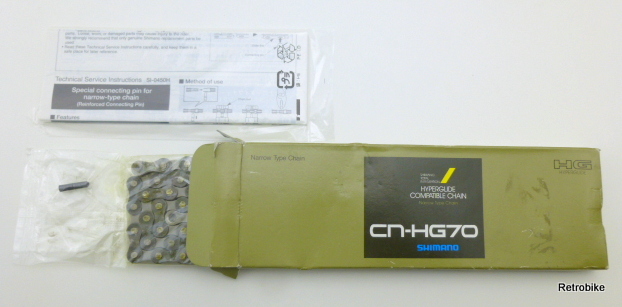 retrobikefranken - Shimano CN-HG70 Narrow bicycle Hyper Glide HG 1/2 x ...