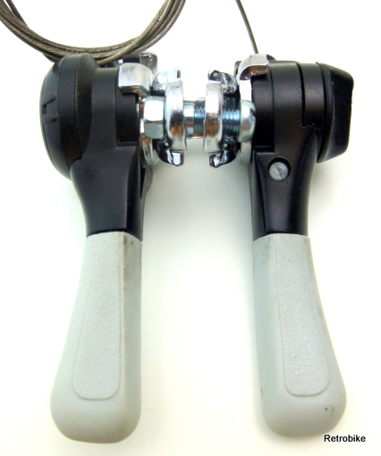 retrobikefranken - Shimano Positron PPS 12 Gang Vorbau Schalthebel 2x6 ...