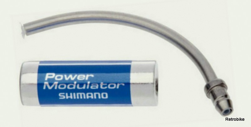 retrobikefranken - Shimano Power Modulator SM PM40 blau Zugführungsrohr ...