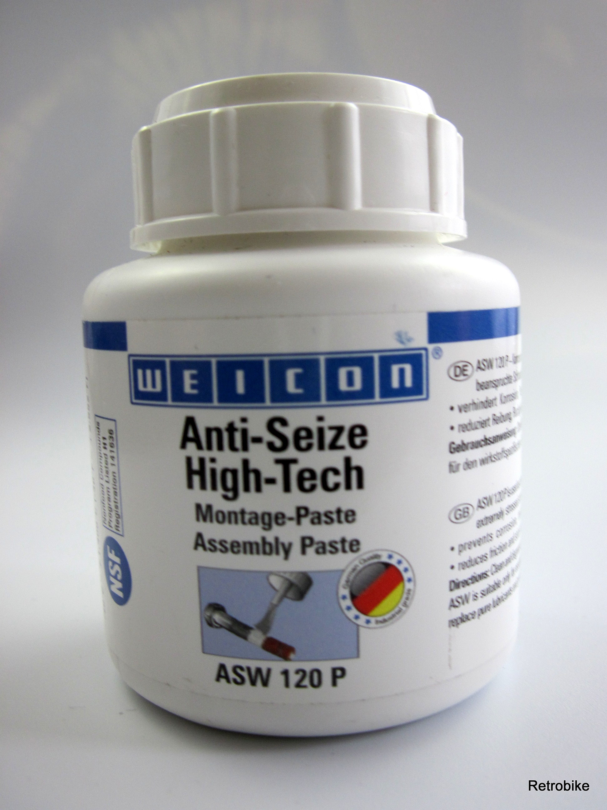 retrobikefranken - WEICON Anti Seize ASW 120 P assembly paste corrosion protection